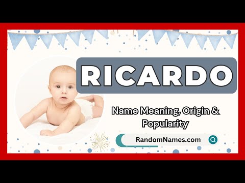 Ricardo - Baby Boy Name Meaning, Origin & Popularity - RandomNames.com