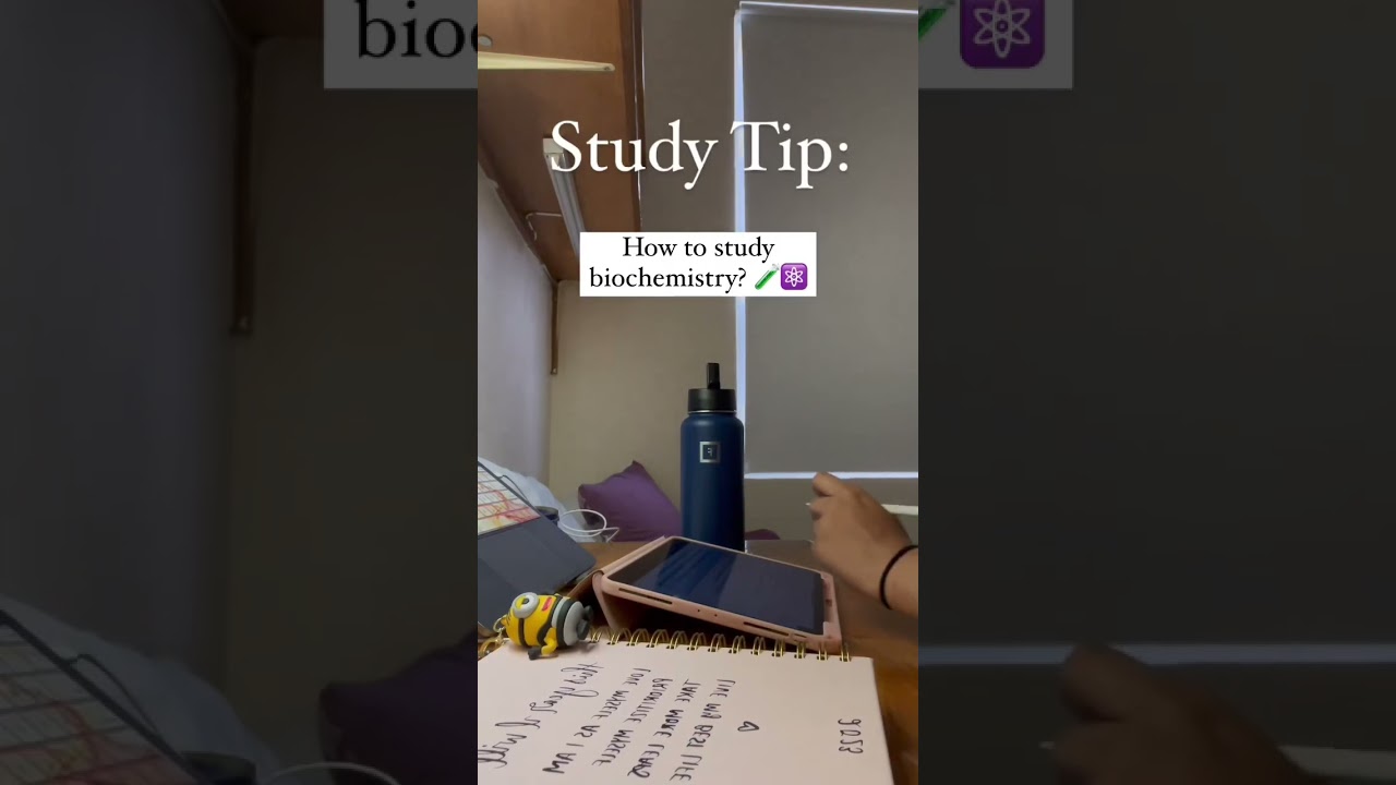 How to get an “A” in Biochemistry? #howtostudy #howtostudybiology #studytips #stemeducation #shorts