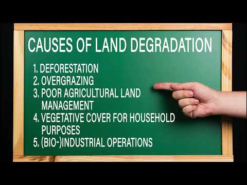 Changing landscapes - human causes and effects of land degradation