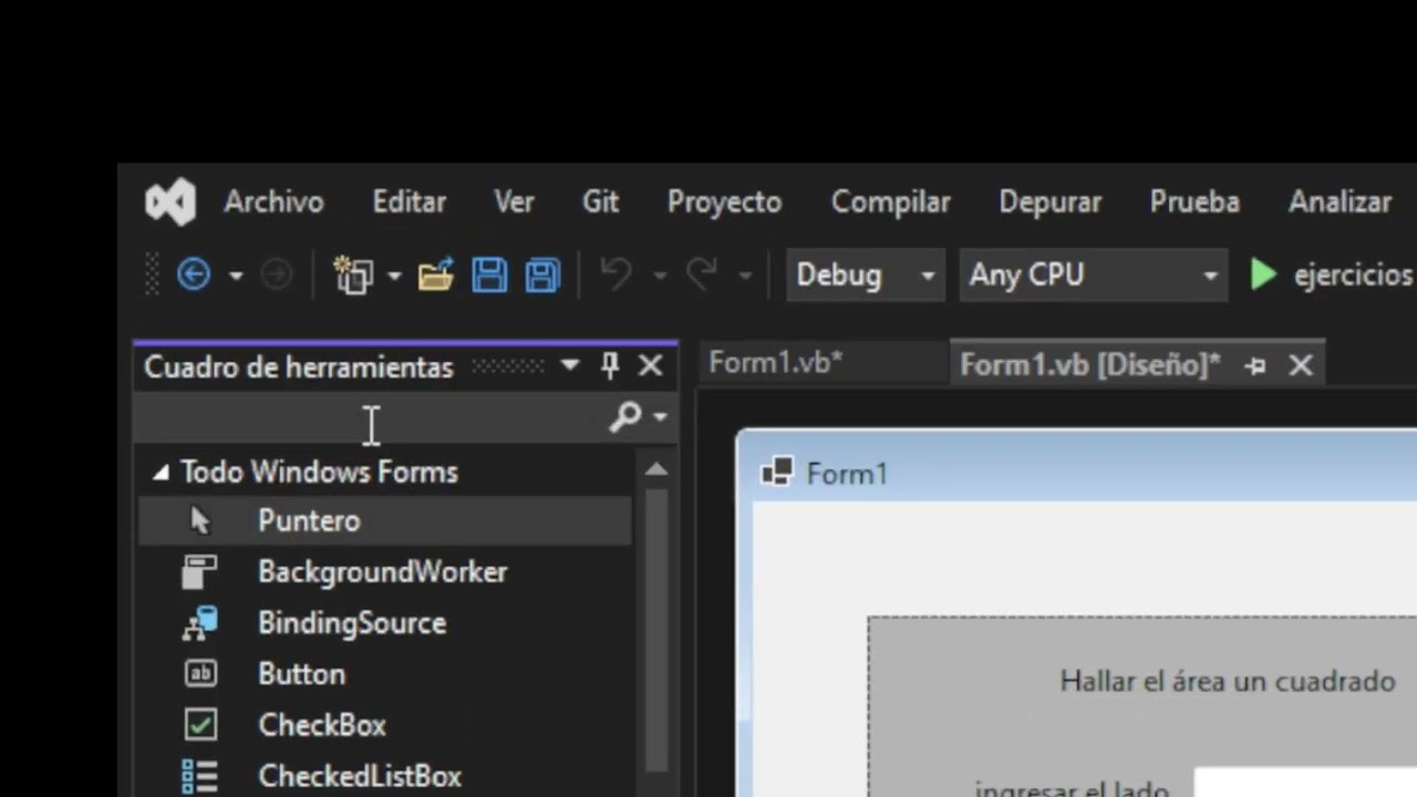 Aprendiendo Programación con ejercicios en visual basic .net (visual studio)