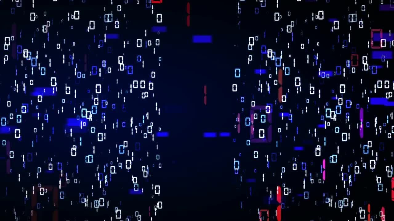 Binary Code Background Stock Motion Graphics