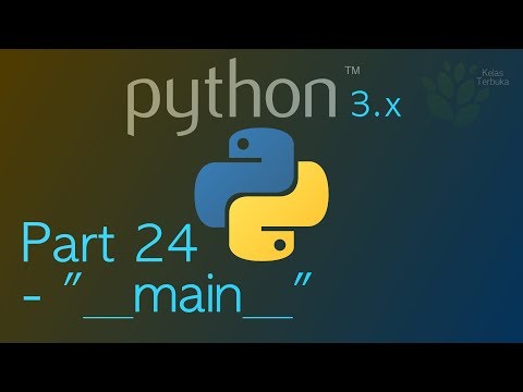 Learn Belajar Python 24 Menggunakan main - Mind Luster