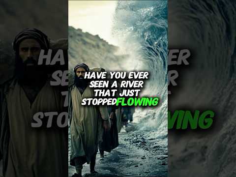 Crossing the Jordan River: Joshua's Story of Faith and Power | Joshua 3 and 4 Bible Story #shorts