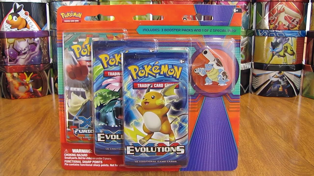 Pokemon Mega Blastoise Pin Blister Pack Opening