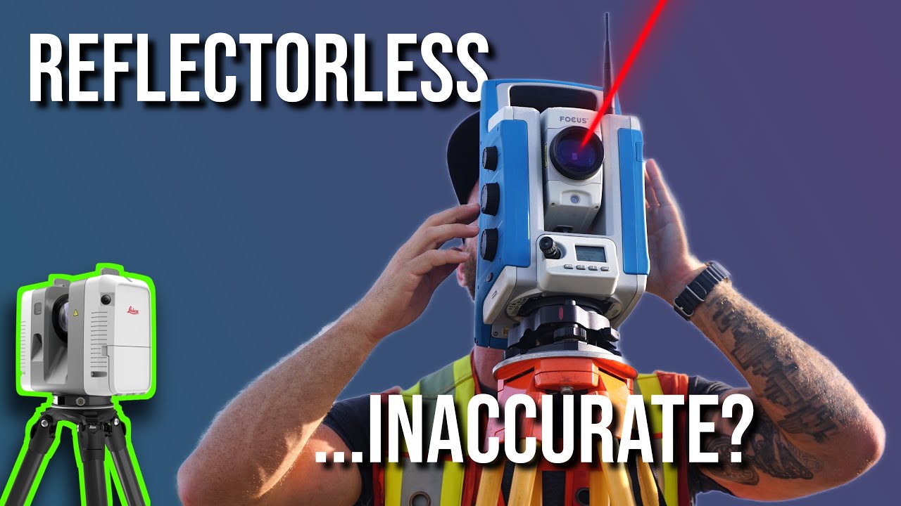 How Total Stations & 3D Scanners Measure Distances WITHOUT Prisms