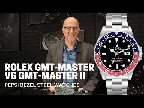 Rolex GMT Master vs GMT Master II Pepsi Steel Watches | SwissWatchExpo