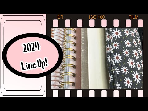 2024 Planner Line up to include a Walmart weekly, the Hobonichi A5, a bullet journal and EC!!