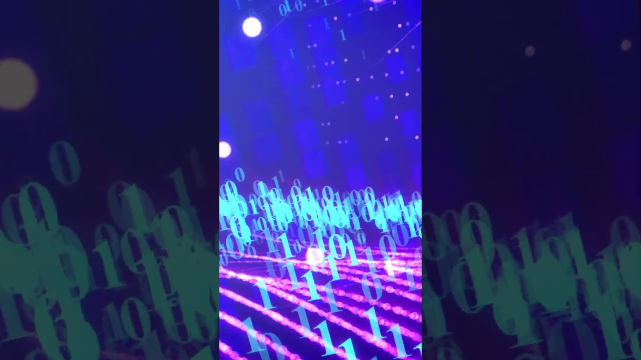 Binary Code Abstract Waves Screensaver 4K #shorts #short #youtubeshorts #shortsvideo #shortsfeed