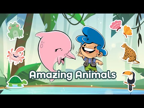 Amazing Animals 🦁| Insects, Mammals & More | Learn English | With FREE Worksheet | SCMP Posties