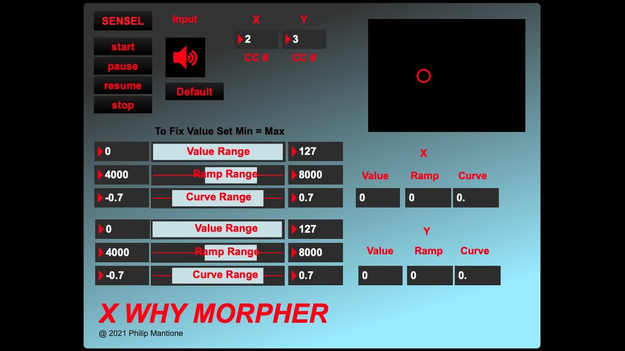 X Why Morpher - a Max/MSP patch demo