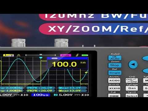 3in1 Digital Oscilloscope Multimeter Signal Generator Dual Channel 120Mhz Bandwidth 250MSa/s Samplin