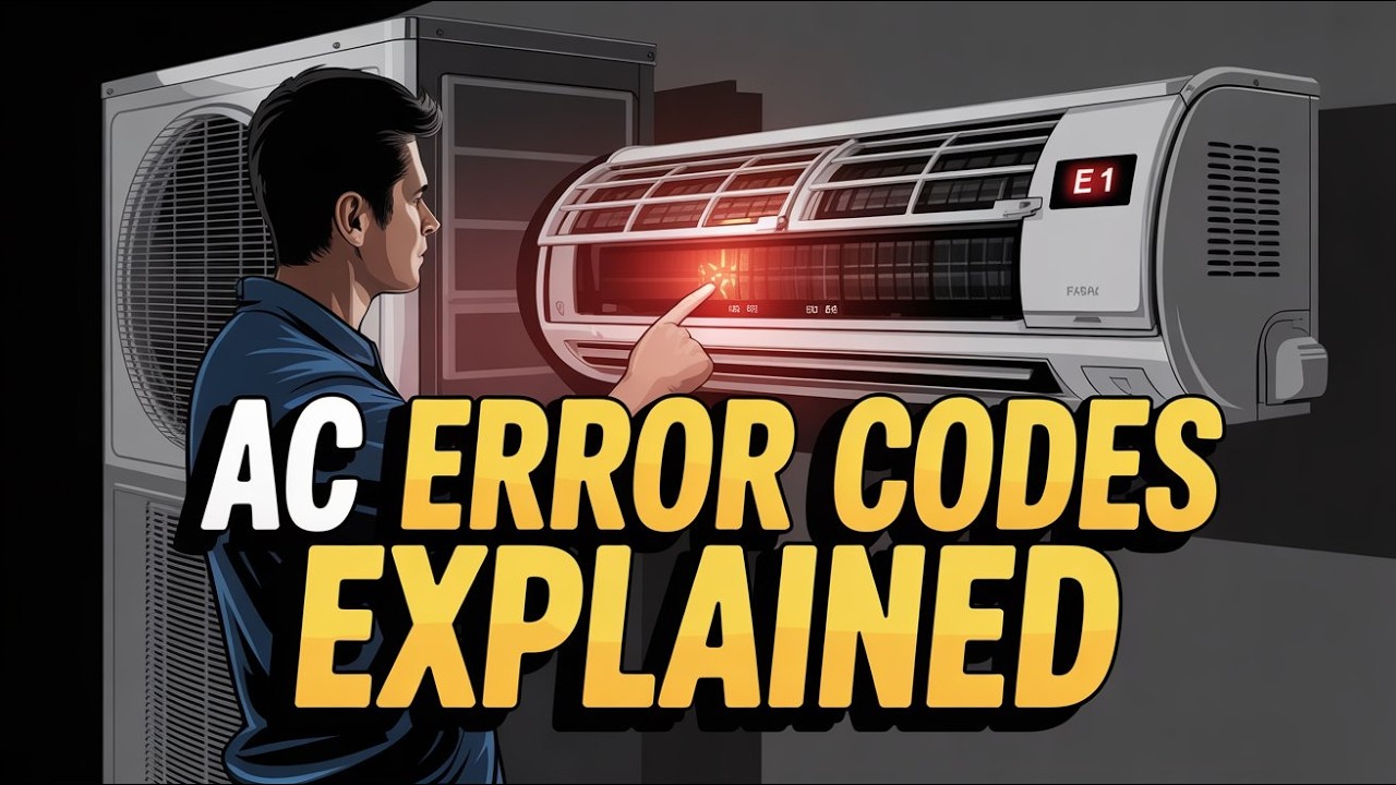 Split Air Conditioner Error Codes Explained | E1, E2, F0, E4, E5, E6, E8 Troubleshooting Guide