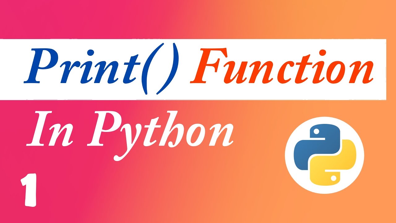 Python Print Function Explained: Displaying Data | Part 1| ByteAdmin