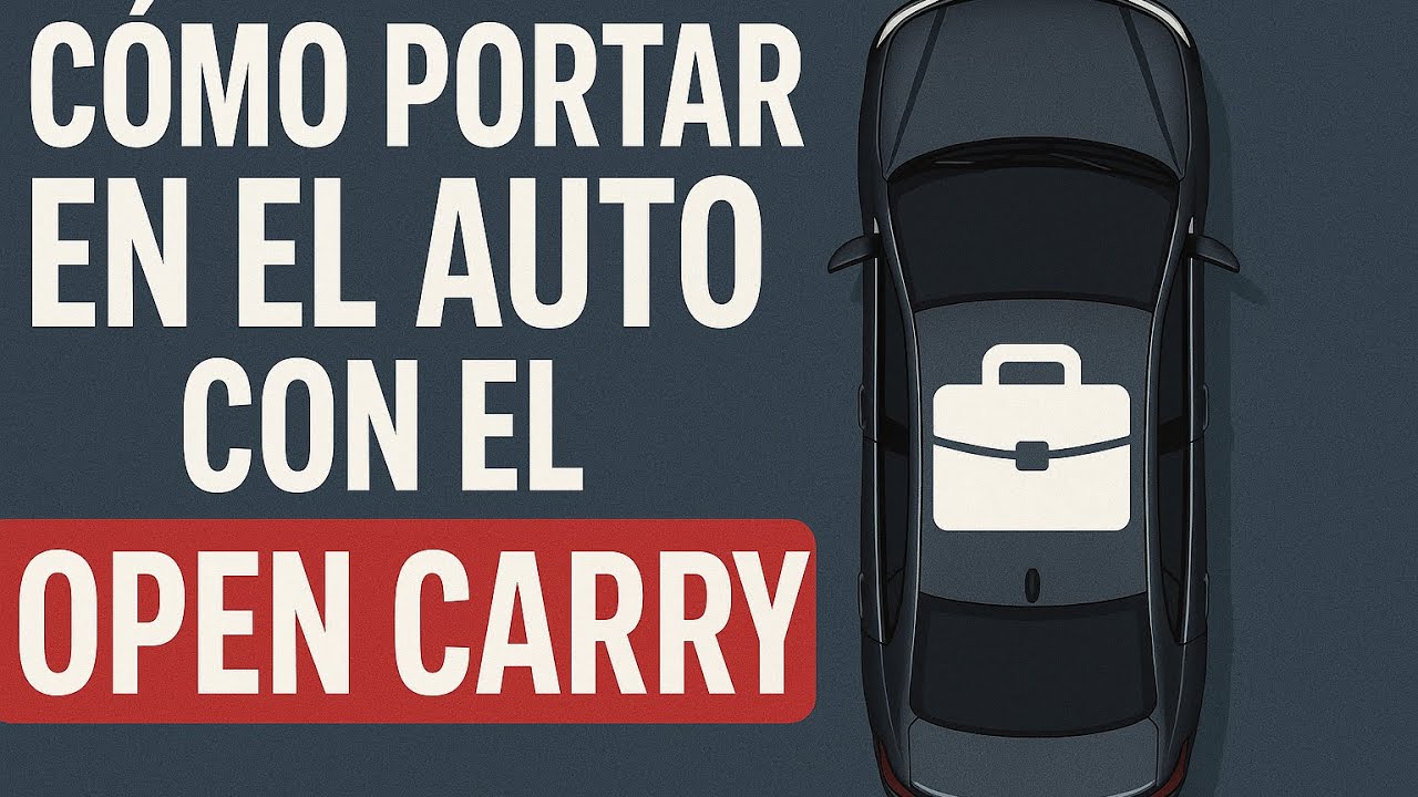 Como portar un arma en el Auto con el Open Carry en Florida