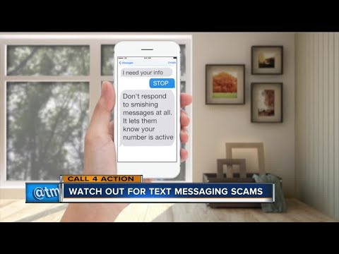 Beware smishing scams
