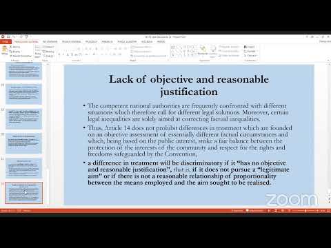 ECHR CASE LAW (ARTICLE 14 “PROHIBITION OF DISCRIMINATION” OF THE CONVENTION AND PROTOCOL NО 12)