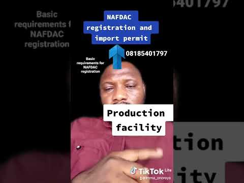 Basic requirements for NAFDAC local package product registration. #chemical importation port permits