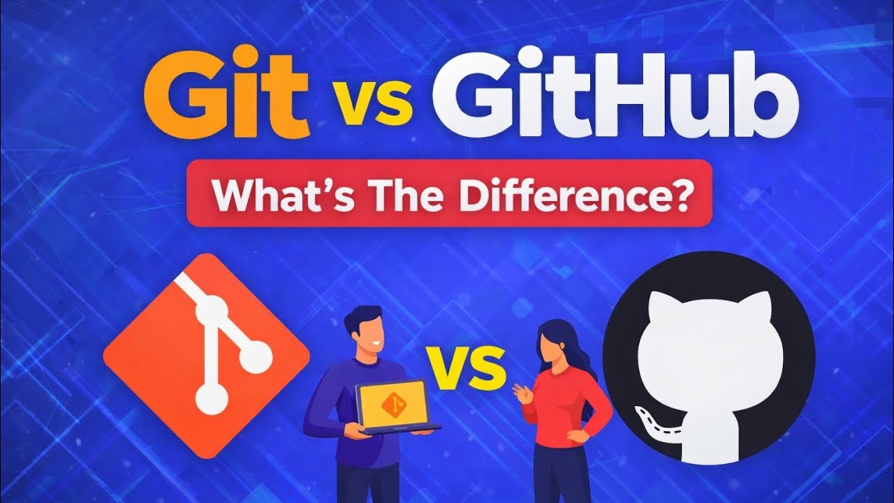 Git vs GitHub for Beginners (Clear & Simple Guide)