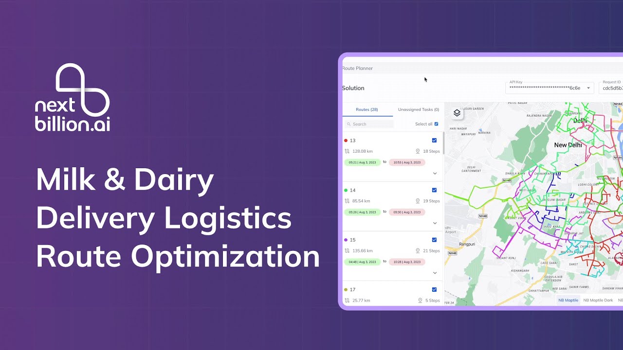 Milk & Dairy Delivery Logistics Route Optimization | NextBillion.ai
