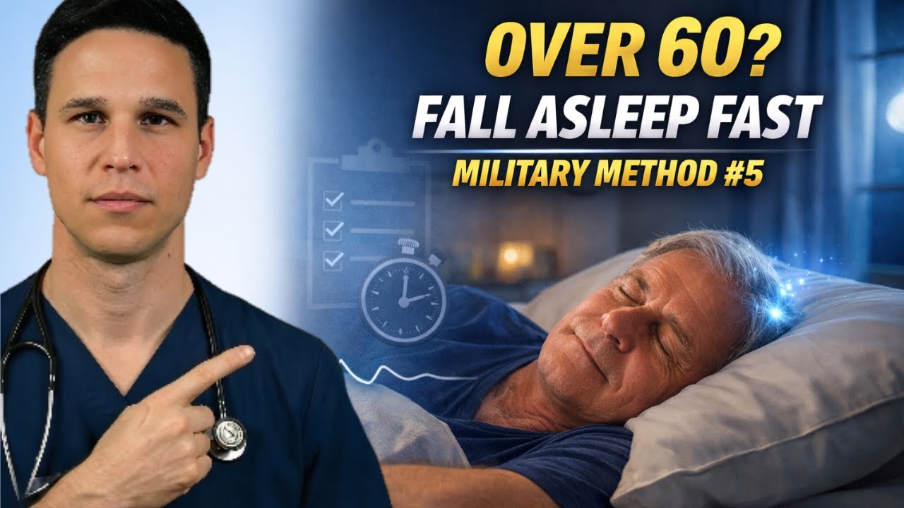 Over 60? 5 Proven Ways to Fall Asleep Fast (#5 is The Military Method) | Seniors Health Tips