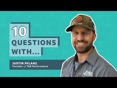 10 Questions with TAB Performance Founder Justin Pflanz