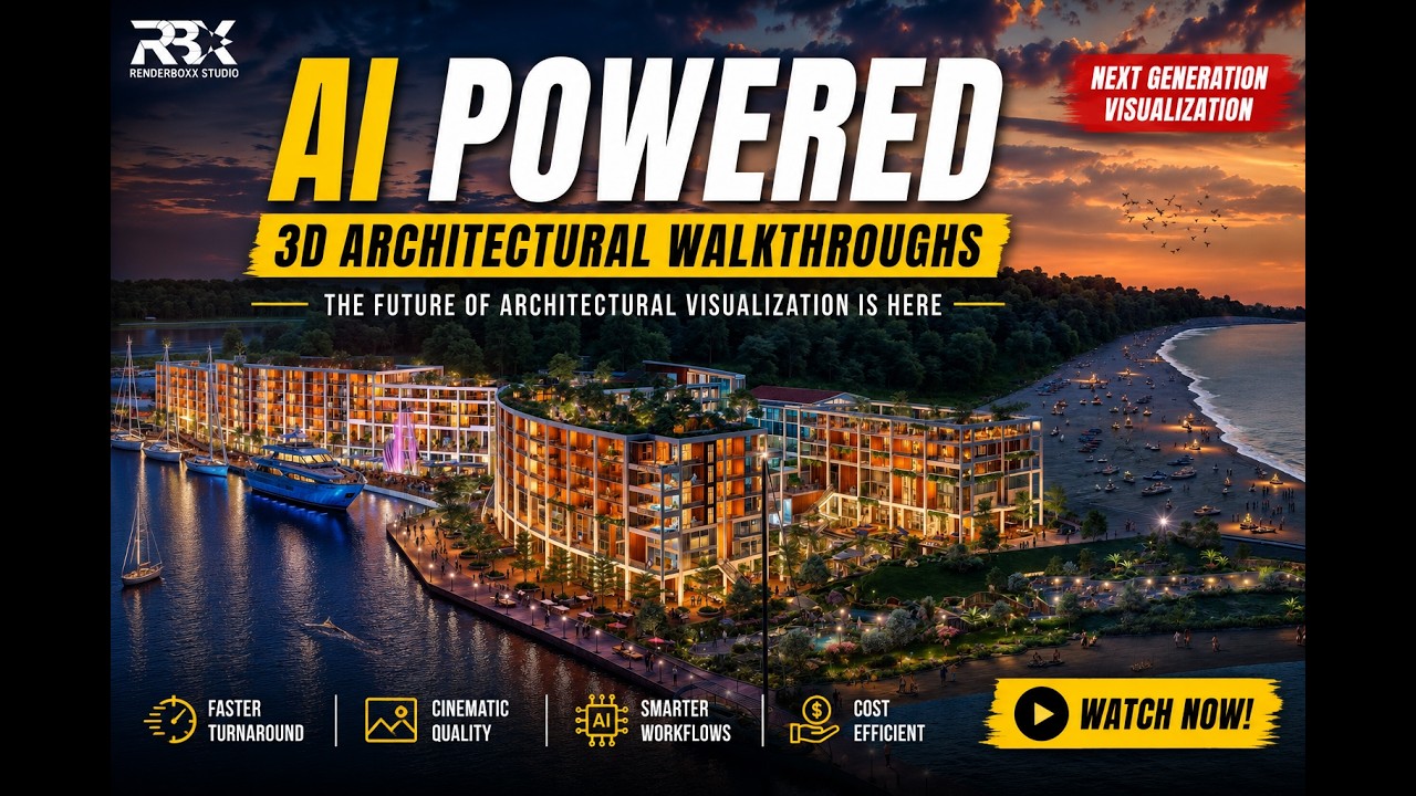 Introducing AI Powered 3D Architectural Walkthroughs | Renderboxx Studio