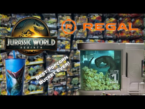 Jurassic World Rebirth buying ALL of the Regal Cinemas Merchandise!