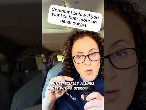 Do you have nasal polyps? Here is how to manage them. #nasalpolyps #congestion #entdoctor