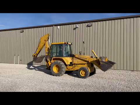 John Deere 410C 4x4 backhoe loader - Schneider Auctioneers LLC