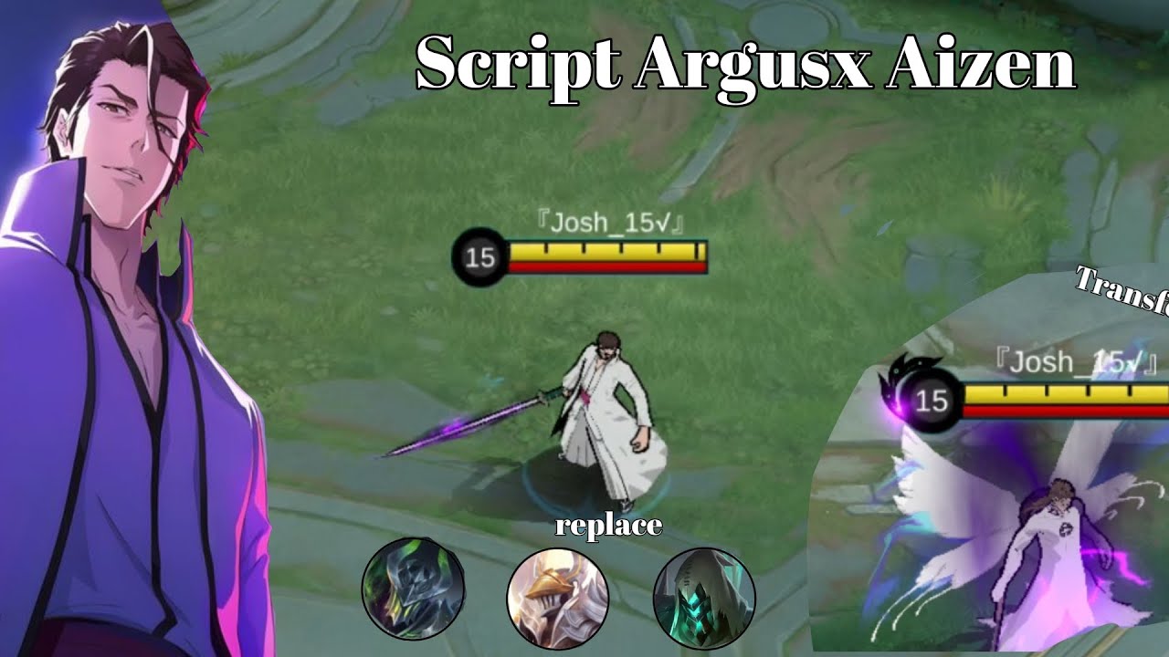 Script Argus x Aizen transform 3 replacement