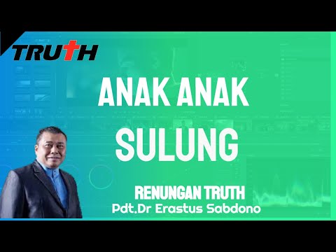 Anak Anak Sulung | Renungan 4 Jul 2021