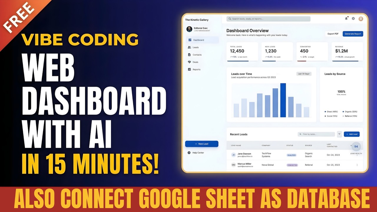 I Built a Dashboard Without Writing a Single Line of Code