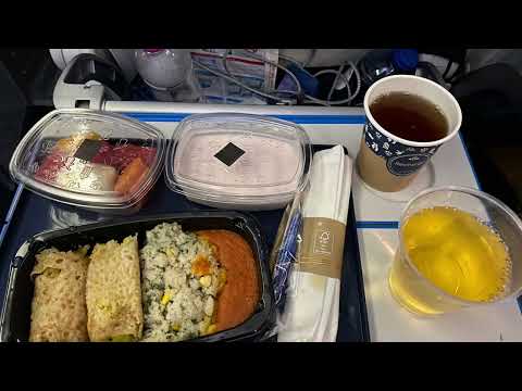 KLM meals for Delhi to Toronto flights