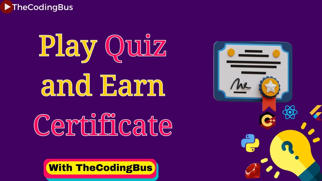 Unlock Your Coding Potential: Introducing TheCodingBus Play Quiz Section!