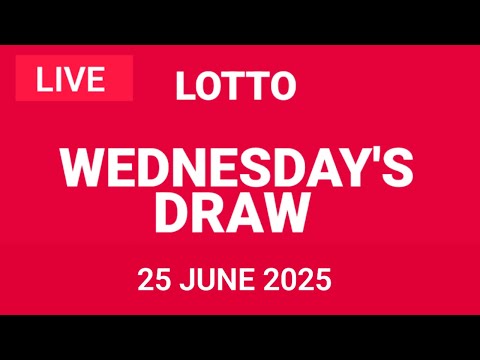 The National Lottery Lotto Draw Live results from Wednesday 25 June 2025 | tonight's lotto