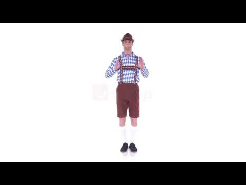 Smiffy's Beer Man Oktoberfest Men's Lederhosen Costume
