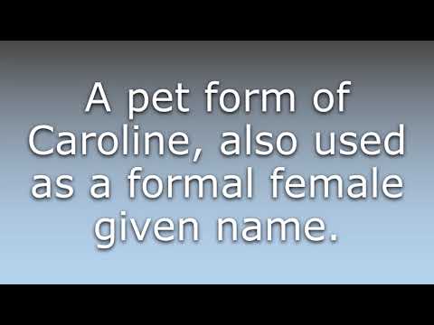 What does Carrie mean?