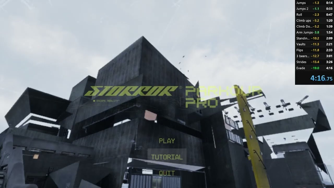 Updated Tutorial Speedrun - 4:16.63 (Storror Parkour Pro)