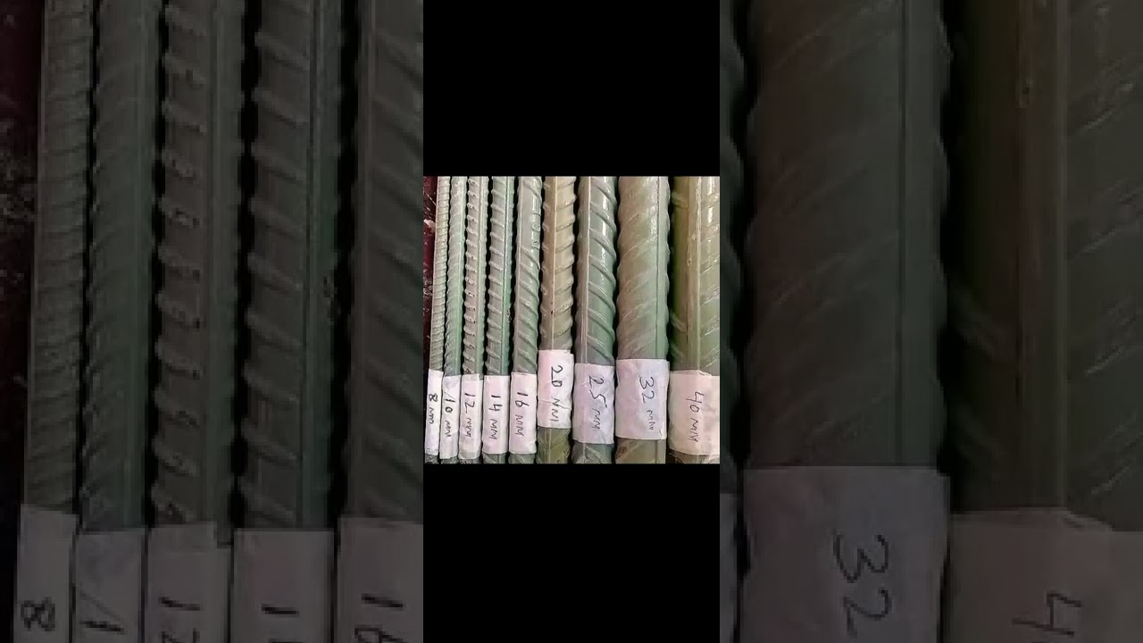 Steel different sizes shown in 