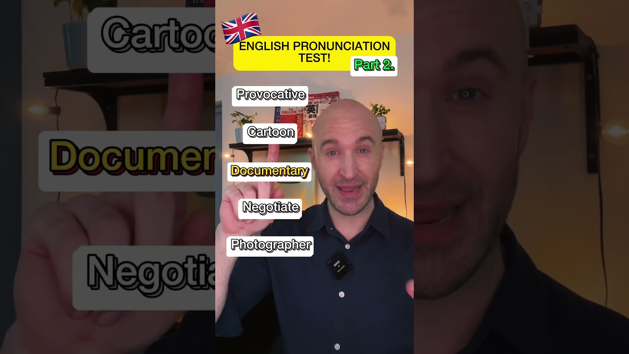 Syllable stress and English pronunciation