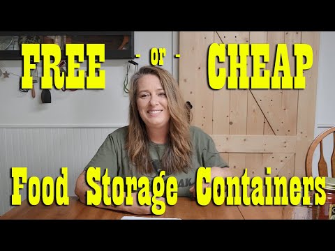 How to get FREE or Cheap Food Storage Containers