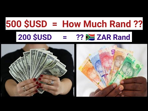 How Much 500 United States Dollar in South Africa Currency | Forex 200 Dollar in South African Rand