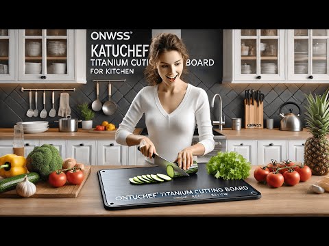 🔪 ONWSS Katuchef Titanium Cutting Board For Kitchen Review 🔪