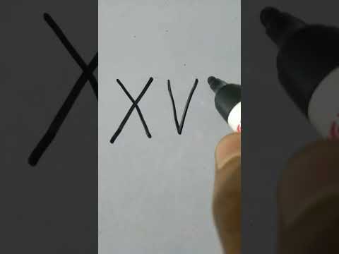 How to write 16 in Roman Numeral.