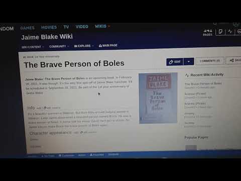 My Fandom website & The Brave Person of Boles (Special Reveal)