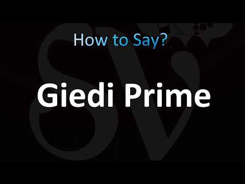 How to Pronounce Giedi Prime (Dune)