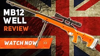 Airsoft sniper (MB-12 s puškohledem) | Zbrane-vzduchovky.cz