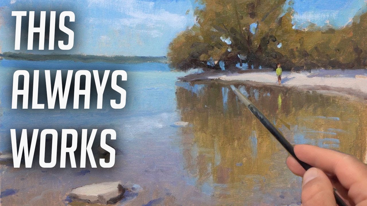 The key to painting landscapes that will get everyone's attention