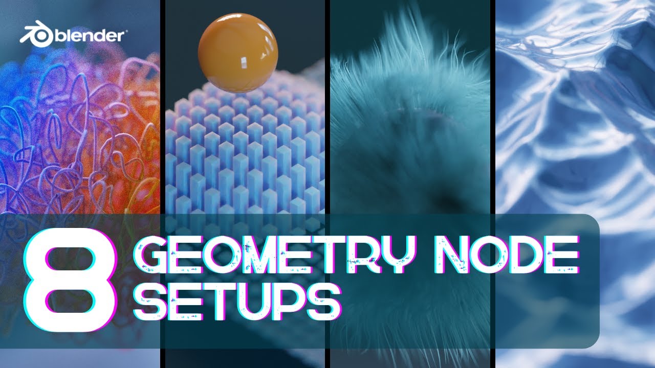 Blender - Top 8 Geometry Node Setups