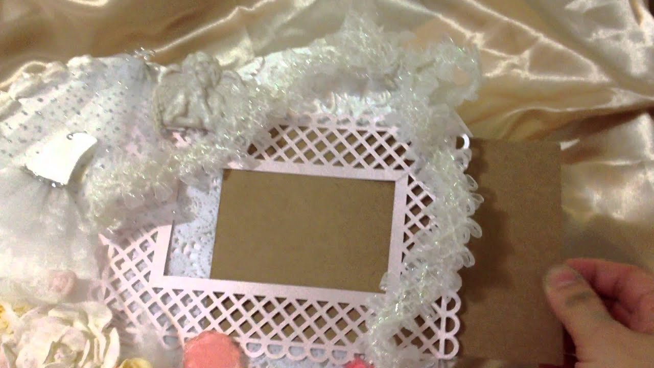 Altered heart-shaped box as wedding gift